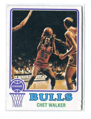 1973-74 Topps Chet Walker #45 CHICAGO BULLS (See Scans For Condition ...