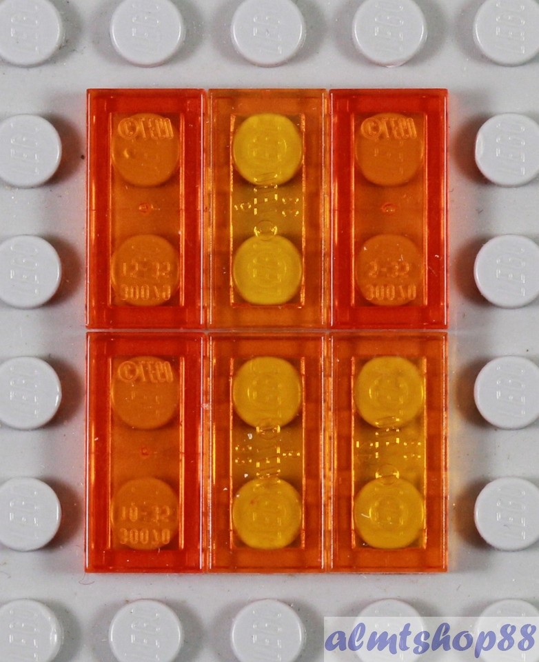 LEGO - 1x2 Tiles - PICK YOUR COLORS - Finishing Plate Smooth Flats ...