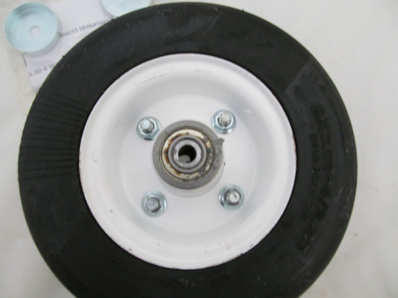 OEM GENUINE WALKER MOWER PART 5715-23 NO FLAT CASTER WHEEL ASSEMBLY 8X3 ...