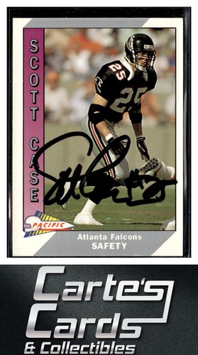 Scott Case 1991 Pacific #6 Atlanta Falcons TTM/IP Signed Auto | eBay