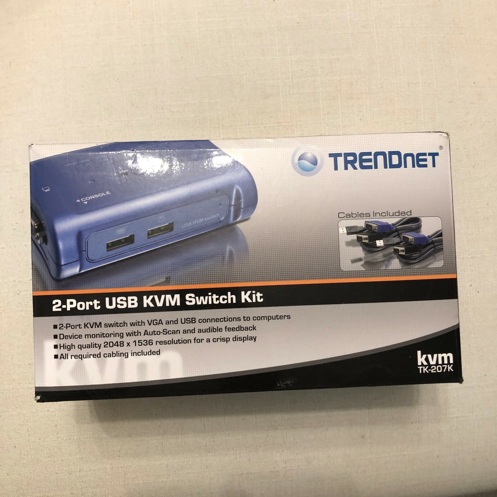 TRENDnet TK (TK207K) 2-Ports External KVM switch USB | eBay