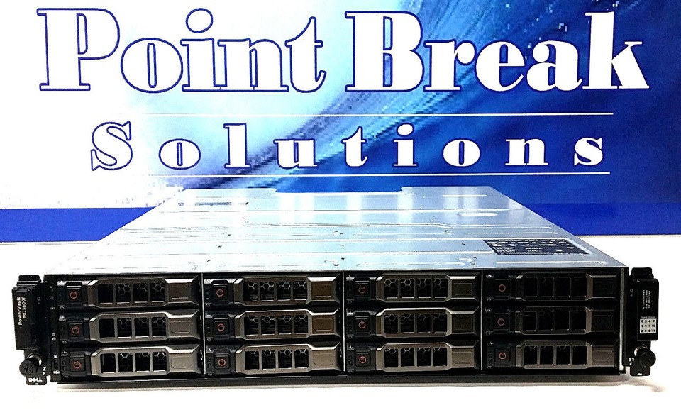 DELL POWERVAULT MD3600F 12x 8TB 96TB SAS 2x 8Gb Fiber CTR, 2x 600W, 3YR ...