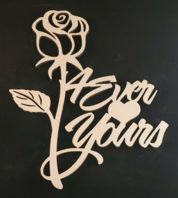 Rose with "4Ever Yours" Perfect for Anniversaries, Valentines, proposal ...