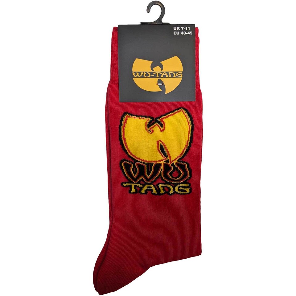 Wu-Tang Clan Wu-Tang Red Socks One Size = UK 7-11 NEW OFFICIAL | eBay