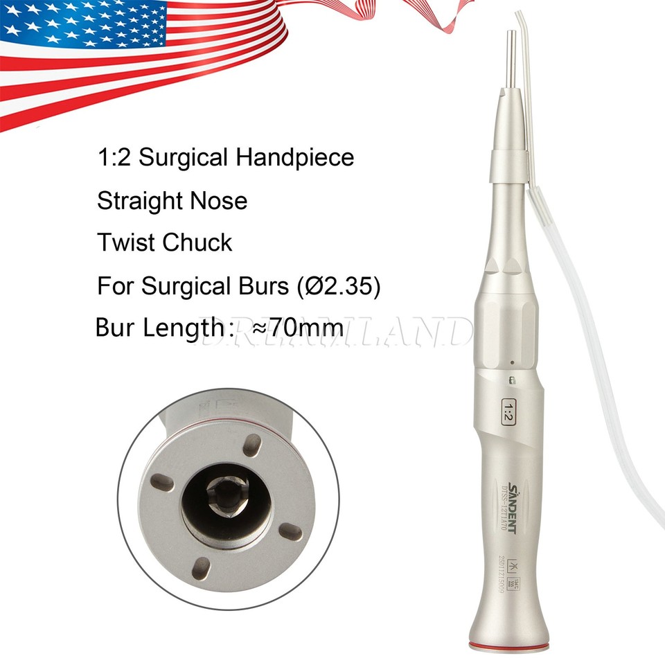 Dental 1:2 Surgical Handpiece / 20:1 Implant Contra Angle NSK Style | eBay