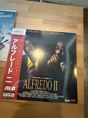Alfredo II by Freddie Gibbs & Alchemist Laser Disc Cover Silver 2 LP ...