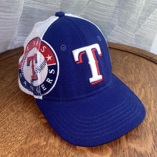 Texas Rangers MLB Hat Cap Child Youth Fitted Blue New Era 39Thirty Mesh texas-rangers-mlb-hat-cap-child-youth-fitted-blue-new-era-39thirty-mesh