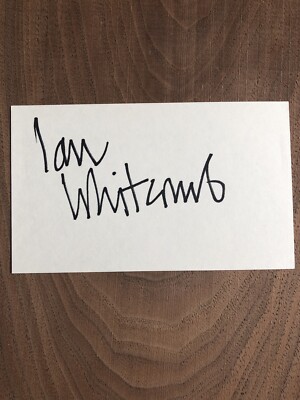 Ian Whitcomb Singer You Turn Me On Autograph Signature Signed Card | eBay