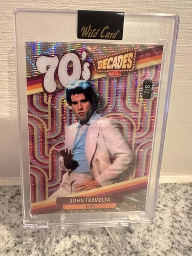 2024 Wild Card National Decades John Travolta 70's Decades #7/8 - SP ...