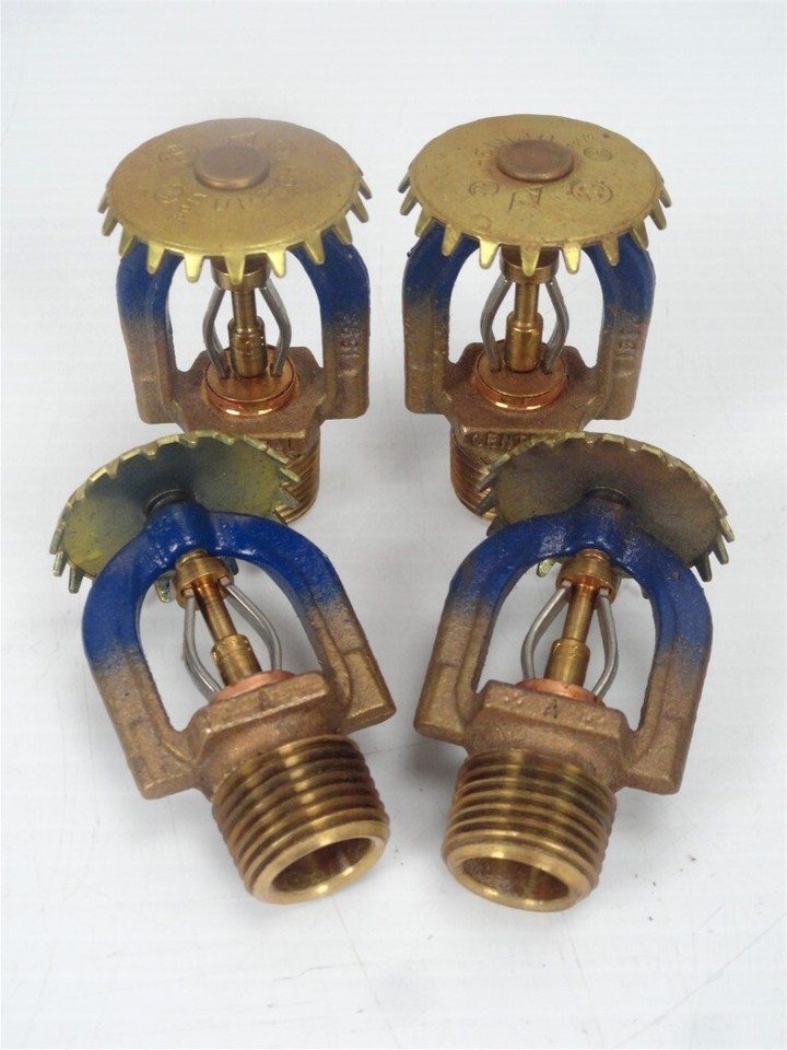 (LOT OF 4) CENTRAL - 804A 1993 Sprinkler Heads - SCS, UPRIGHT, Blue 286 ...
