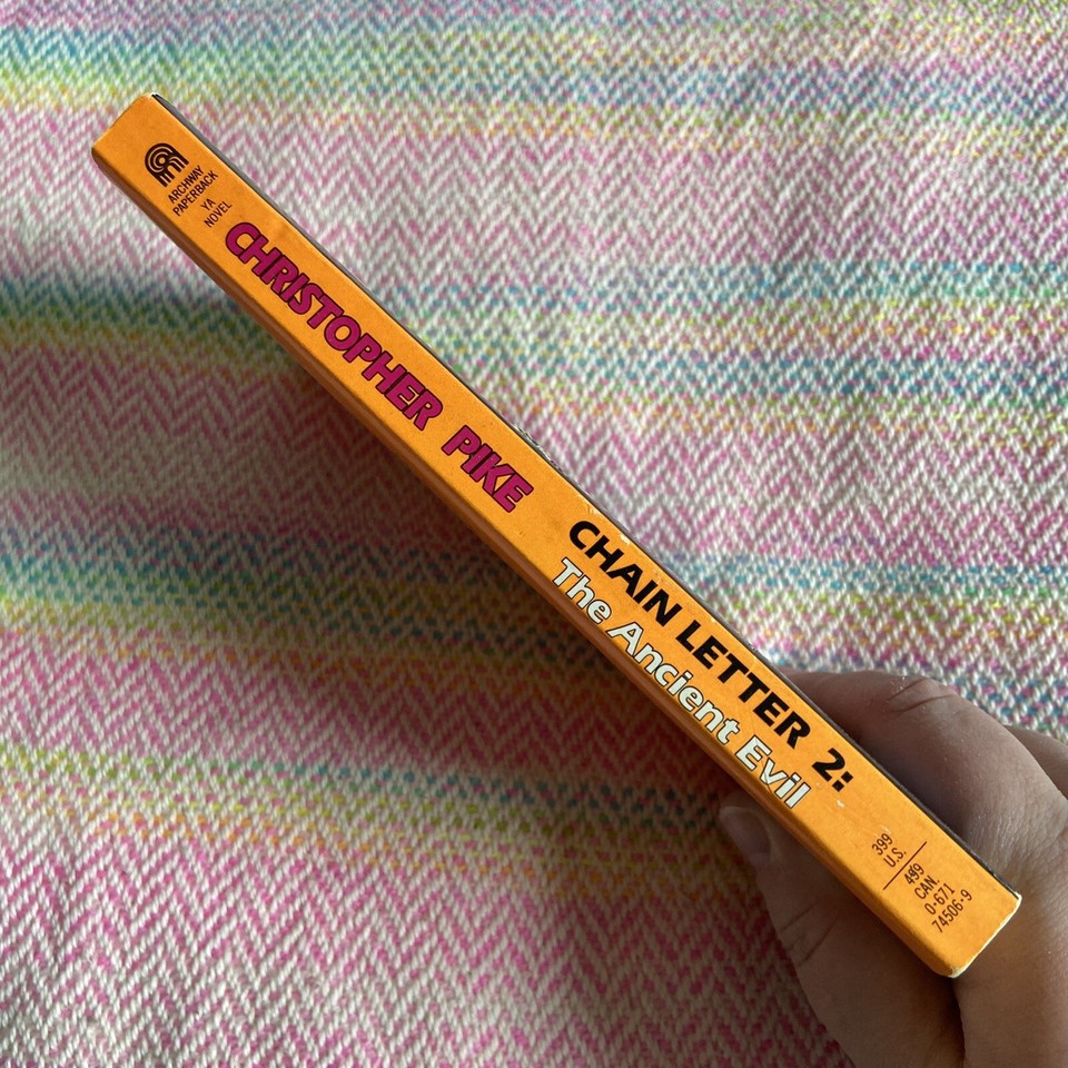 Chain Letter 2 The Ancient Evil By Christopher Pike-US Cover Vintage YA ...