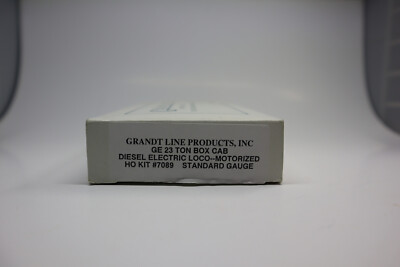 ho scale Grandt Line GE 23 Ton Box Cab Kit #7089 | eBay