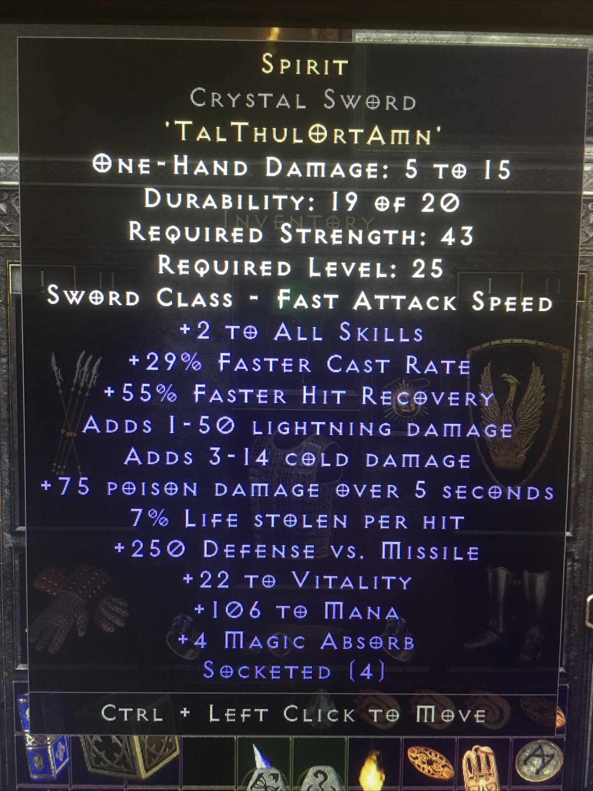 D2R Diablo 2 Resurrected:SC:PC:EU: Runenwort Spirit / Geist Auf Schwert ...