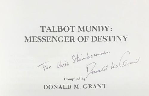 Talbot Mundy: Messenger of Destiny, compiler Donald M Grant (First ...