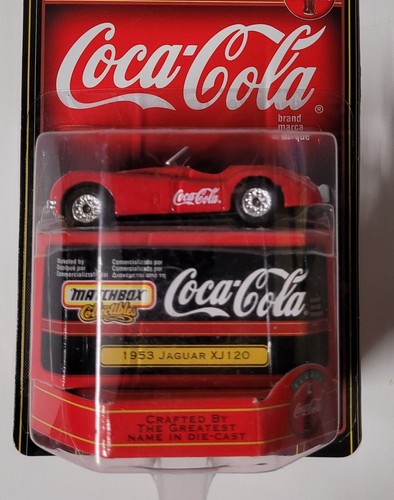 1998 Matchbox Collectibles Coca Cola Logo Red 1953 Jaguar XJ 120 Die ...