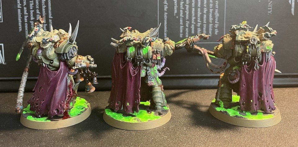 Warhammer 40k: Death Guard Deathshroud Bodyguard Terminators commission ...