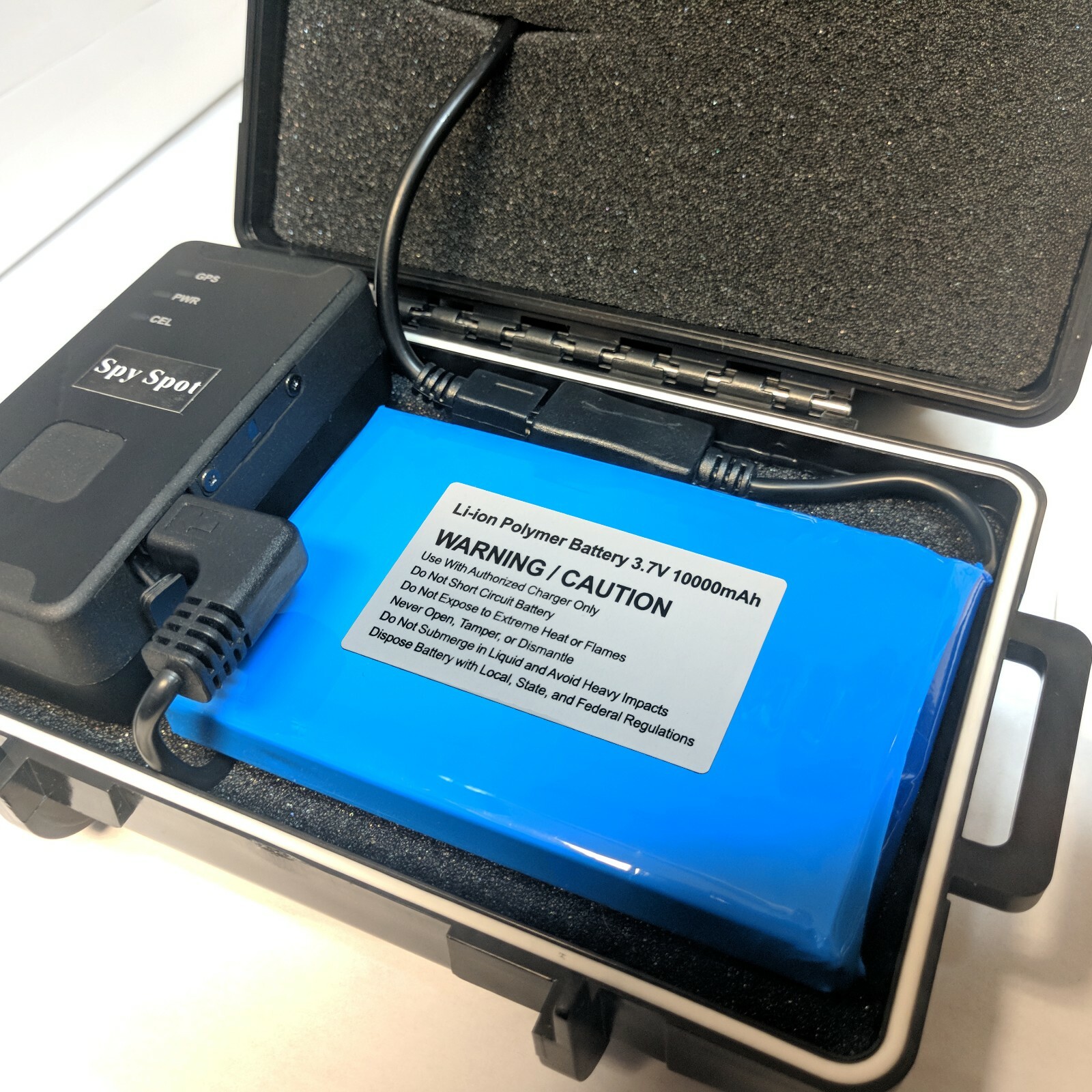 Spy Spot 4G Alarm System Storage Unit Mounted GPS Locator Magnetic Long ...