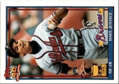 1991 Topps Nolan Ryan/Dave Justice/Robin Yount/Will Clark Texas Rangers ...