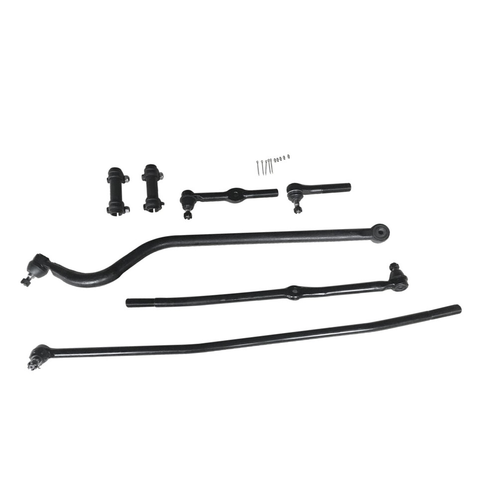 7PCS Front Suspension Tie rod Track bar Link Kit For 94-97 Dodge Ram ...