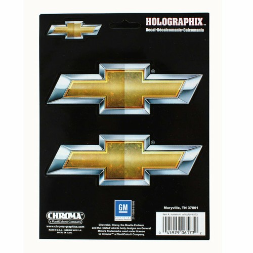 Chevrolet Chevy Bowtie Logo Holographic Glitter Sticker Sticker Decal ...