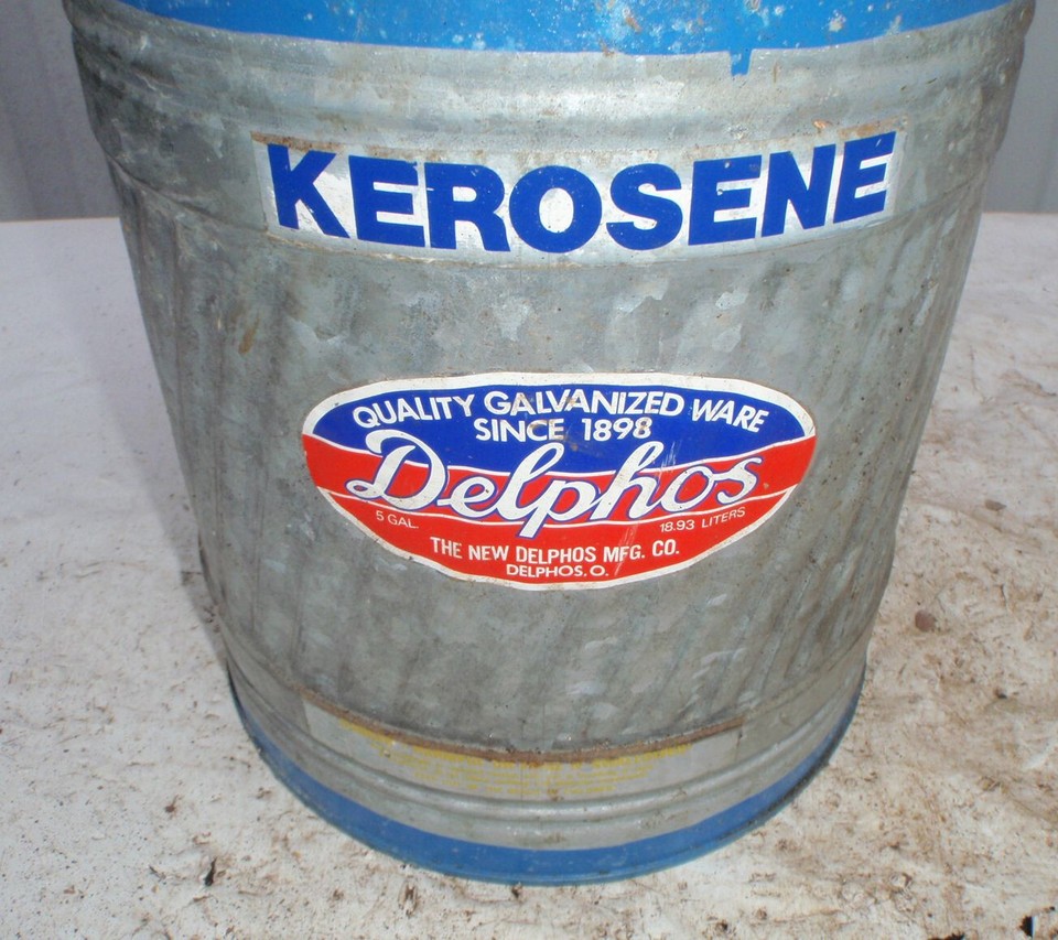 Delphos Metal Kerosene Can | eBay
