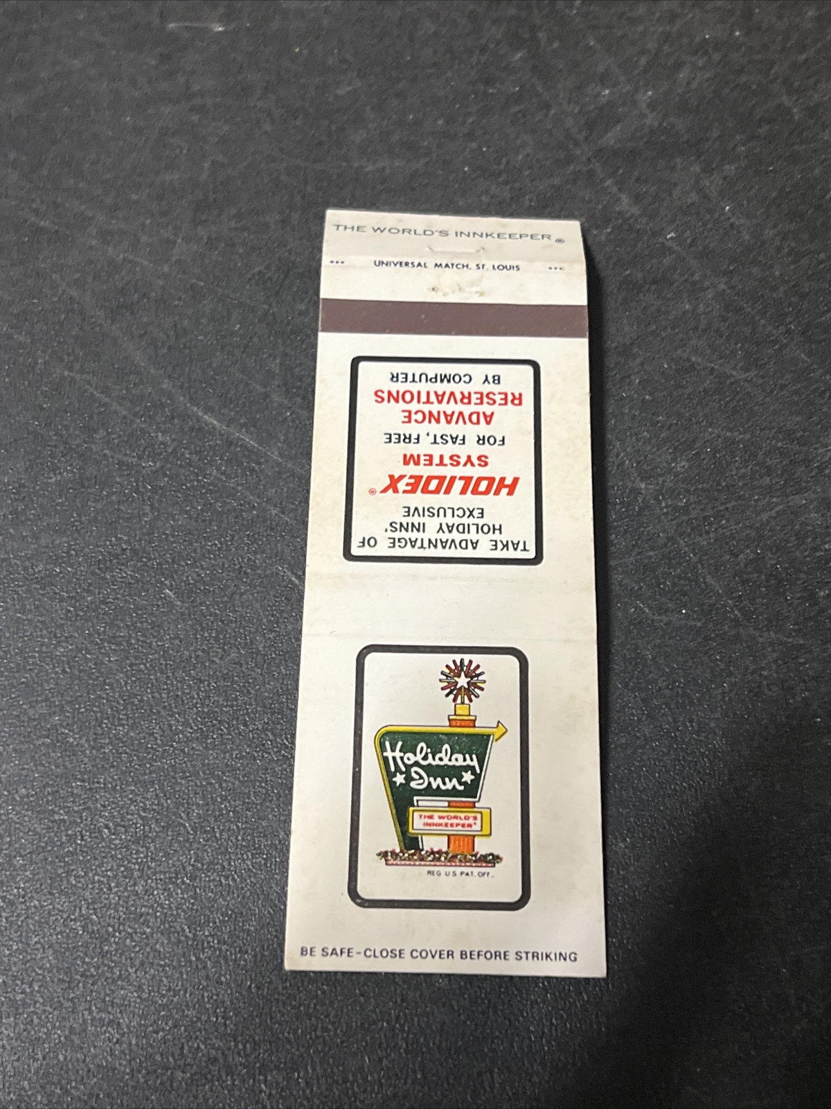 Vintage Early Hotel Motel Matchbook Holiday Inn Kentucky Dam Ky | eBay