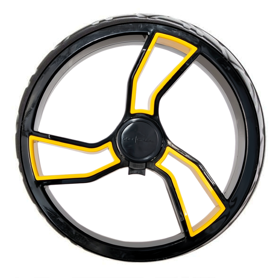 GOLFSTREAM POWAKADDY SPORT GOLF TROLLEY WHEELS / FITS FW, FX & CT GOLF ...