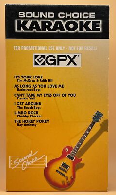 Sound Choice Karaoke VHS For Promotional Use **Buy 2 Get 1 Free** | eBay