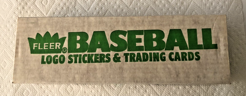 Fleer Baseball Logo Stickers And Trading Cards Sealed In Box 8568-A ...