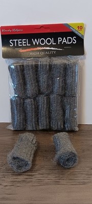 Handy Helpers - Mini Steel Wool Pads - 10 Pads Per Pack | eBay