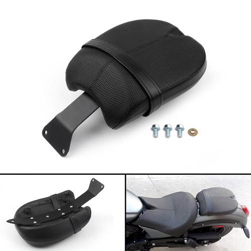 Black Leather Rear Passenger Pillion Pad Seat fits Victory Octane 17 ...