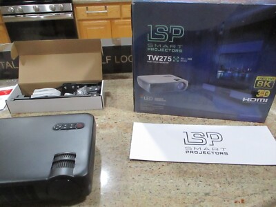 LSP SMART PROJECTOR TW275 ULTRA HD 8K 3D HDMI + TW72B DIGITAL PROJECTOR ...