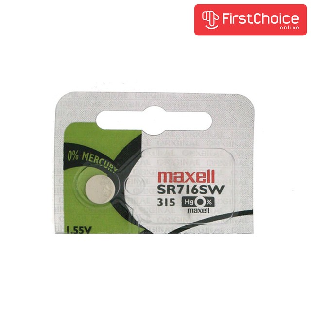 10 Pcs Maxell 315 Watch Batteries Sr716sw 716 Authorized US SELLER for ...