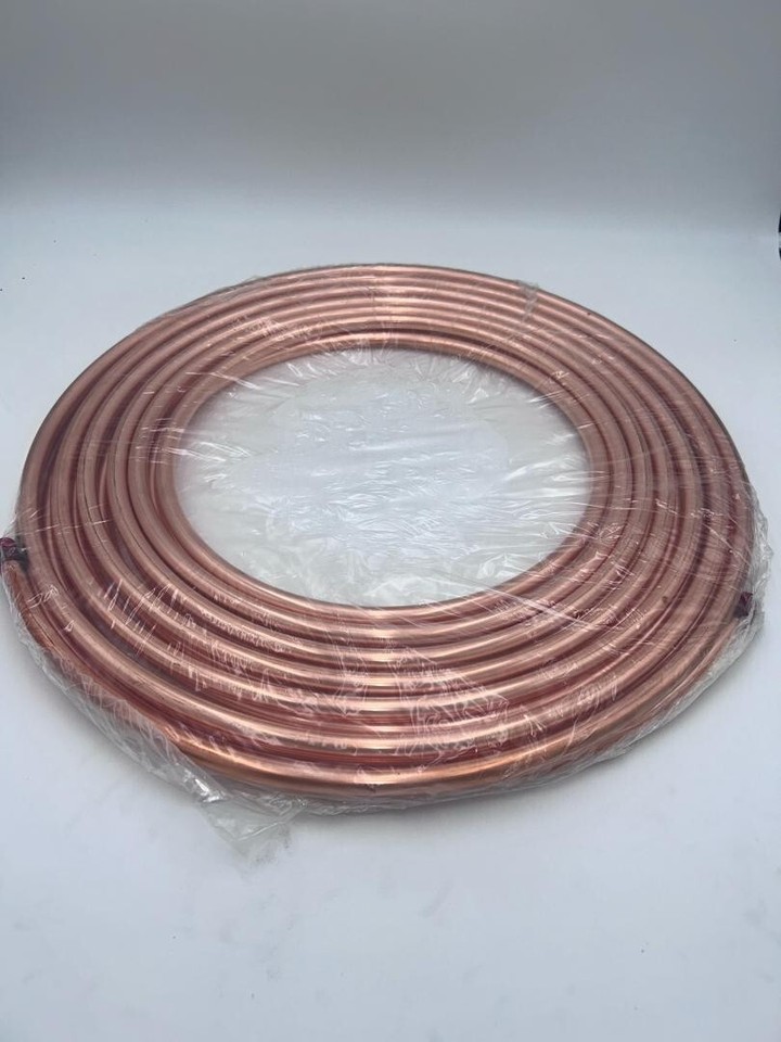 Copper Tubing Refrigeration Tubing 1/2 OD X 50 FT ACR ASTM B280 Copper ...