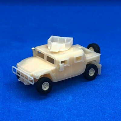 N-Scale Humvee - Highly Detailed HMMWV M1165 DODX Flat Car Load Movable ...