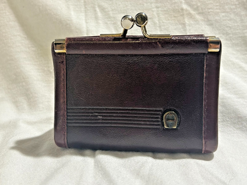 Vintage Etienne Aigner Small Leather Coin Purse ~ Good Condition | eBay