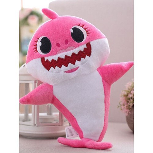 Sing and Light Cartoon Baby Shark Stuffed Toys Kid Plush Toy Party ...