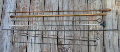 Mixed Lot of 8 Antique Rifle Cleaning Rods & Ramrod JL | eBay