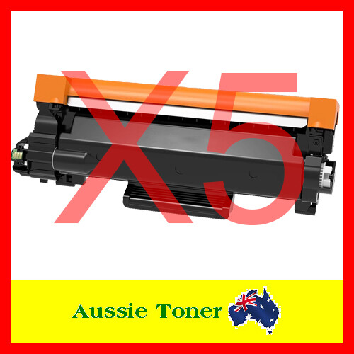 5x TN-2530XL TN2530 Toner for Brother HL L2400DW L2445DW L2460DW ...