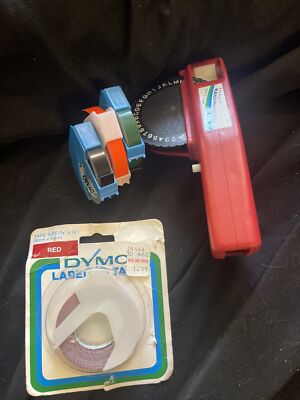 Dymo Handimark 1885 Label Maker W/ 4 Rolls of 3/8 Tape | eBay