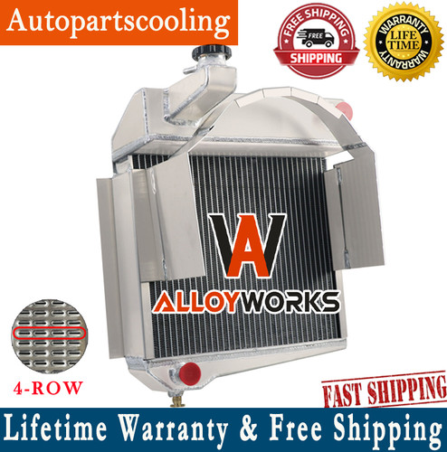 4-Row Aluminum Radiator For 1960-1967 Austin Healey AH MG Sprite to to ...