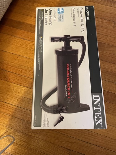 Intex Double Quick III S Hand Pump, 14.5" , Black | eBay