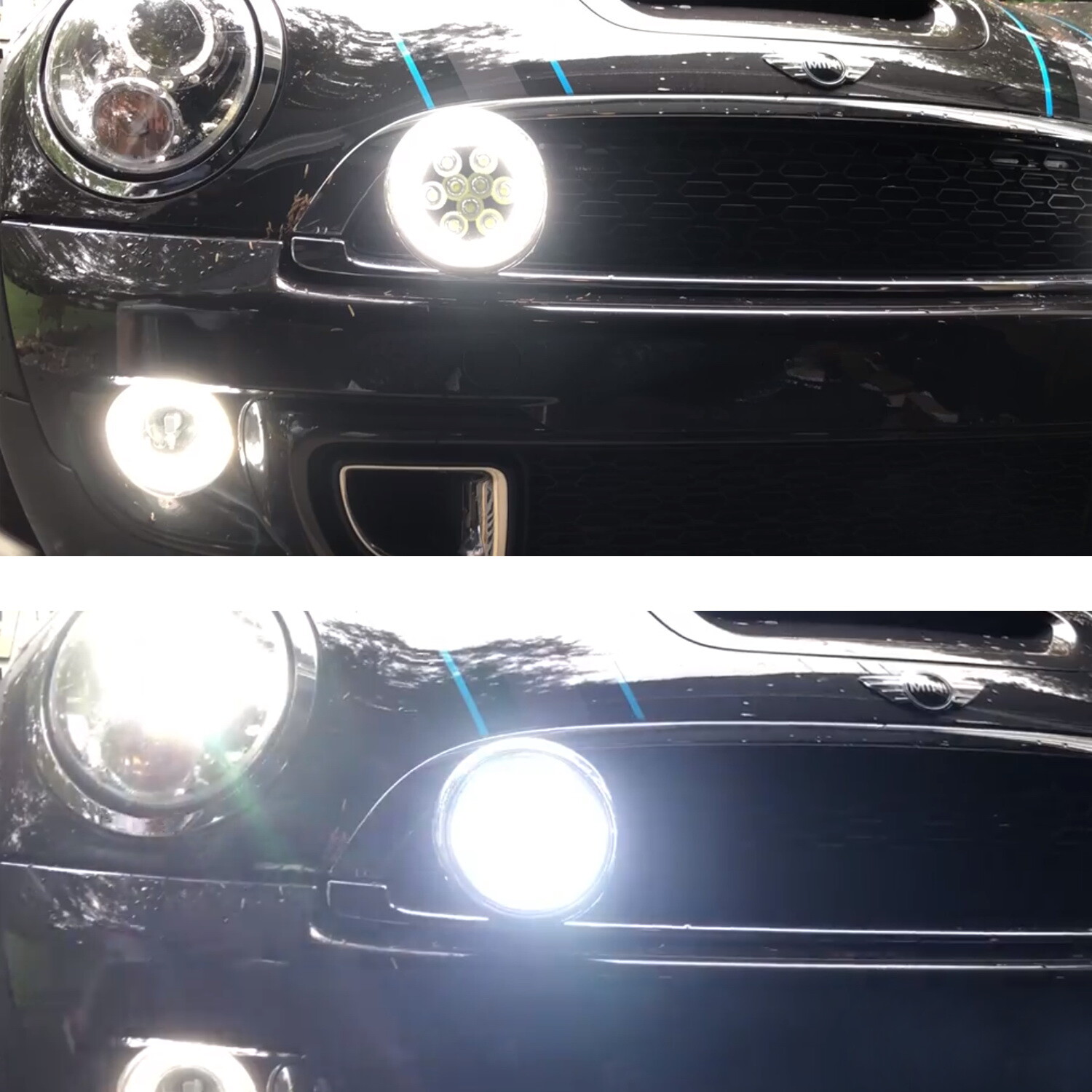 LED Rally Driving Lights Halo Ring Daytime Running Lamps For MINI ...