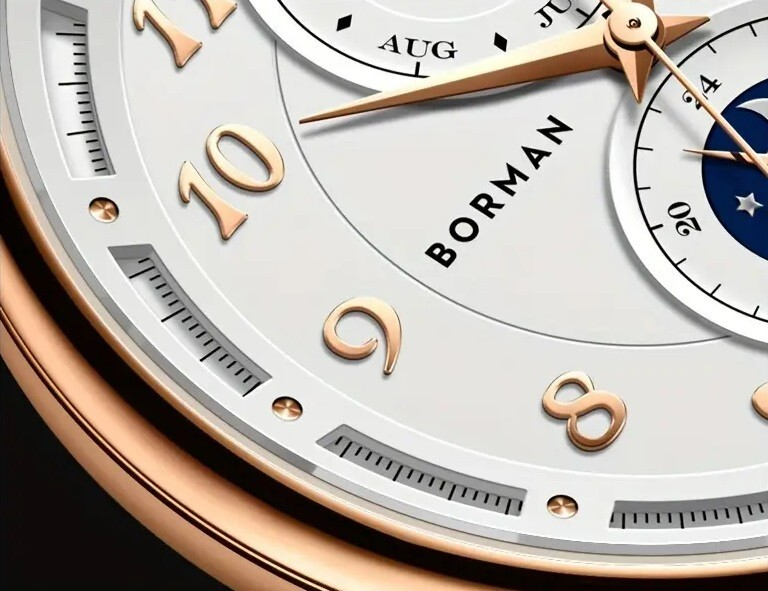 New BORMAN Men's Fully Automatic Mechanical Versatile watch - Rose Gold ...