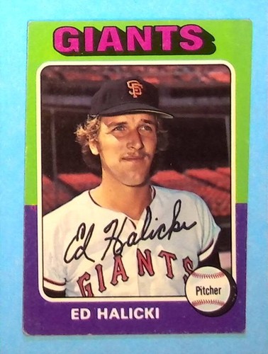 1975 Topps Baseball Card #467 Ed Halicki | eBay
