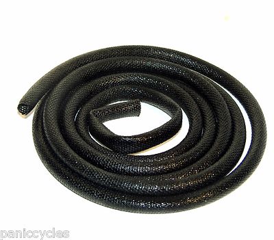 OLD SCHOOL BRAIDED CLOTH ASPHALT TAR COATED 3/8"IDX10' WIRING SHEATH ...