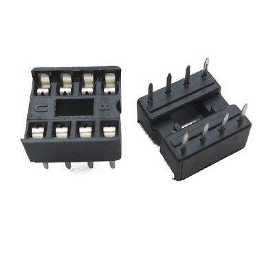 200 PCS 8-Pin 8pins DIL DIP IC Socket PCB Mount Connector NEW L8 | eBay