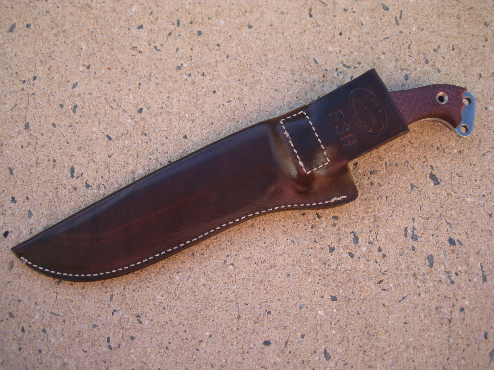 Custom Molded Leather Sheath For Busse Combat FORSAKEN STEEL HEART ...