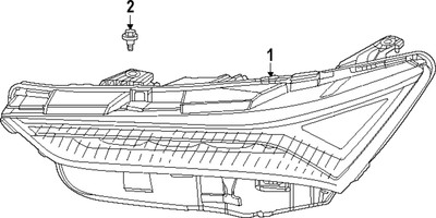 Genuine Acura Headlamp Assembly 33150-3S5-A02 | eBay