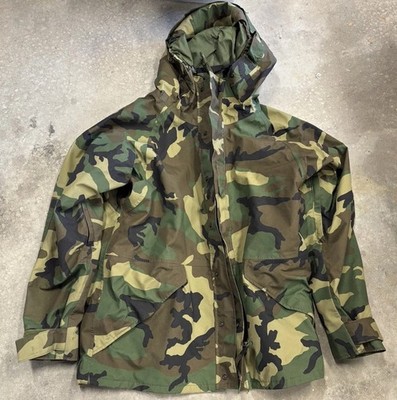 Military Jacket Large Reg ECWCS Gore-Tex Cold Weather Parka Woodland ...